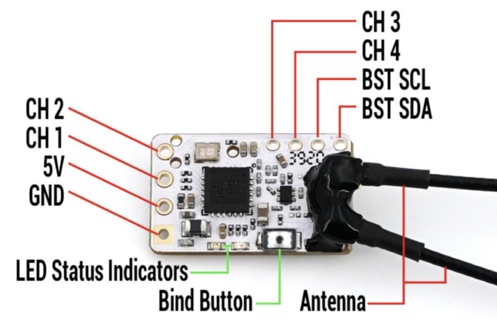 TBS TRACER NANO RX - FPV RACING DRONE RECEIVER - FloFPV